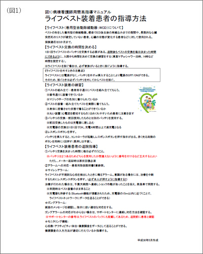 千葉大学医学部附属病院におけるWCD適応患者の運用方法～ 装着から遠隔モニタリングまで ～ | WCD connect｜着用型自動除細動器 ...
